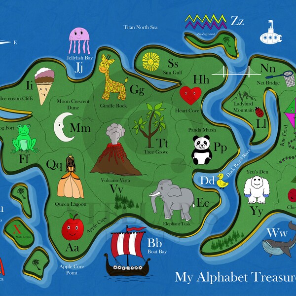 Anime Map Wall Art - Etsy