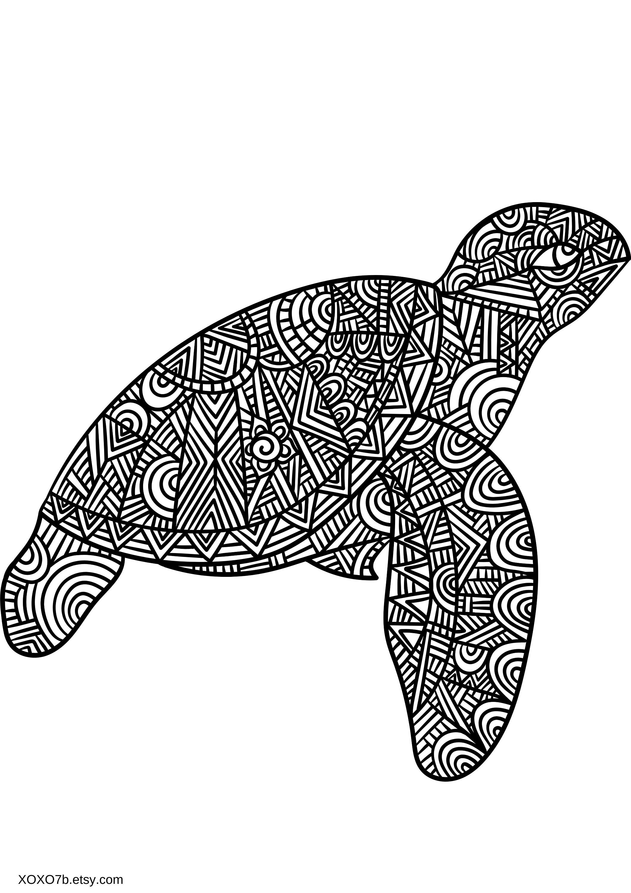 Printable Colouring Sheets, İnstant Download, 10 Coloring Pages,adult ...