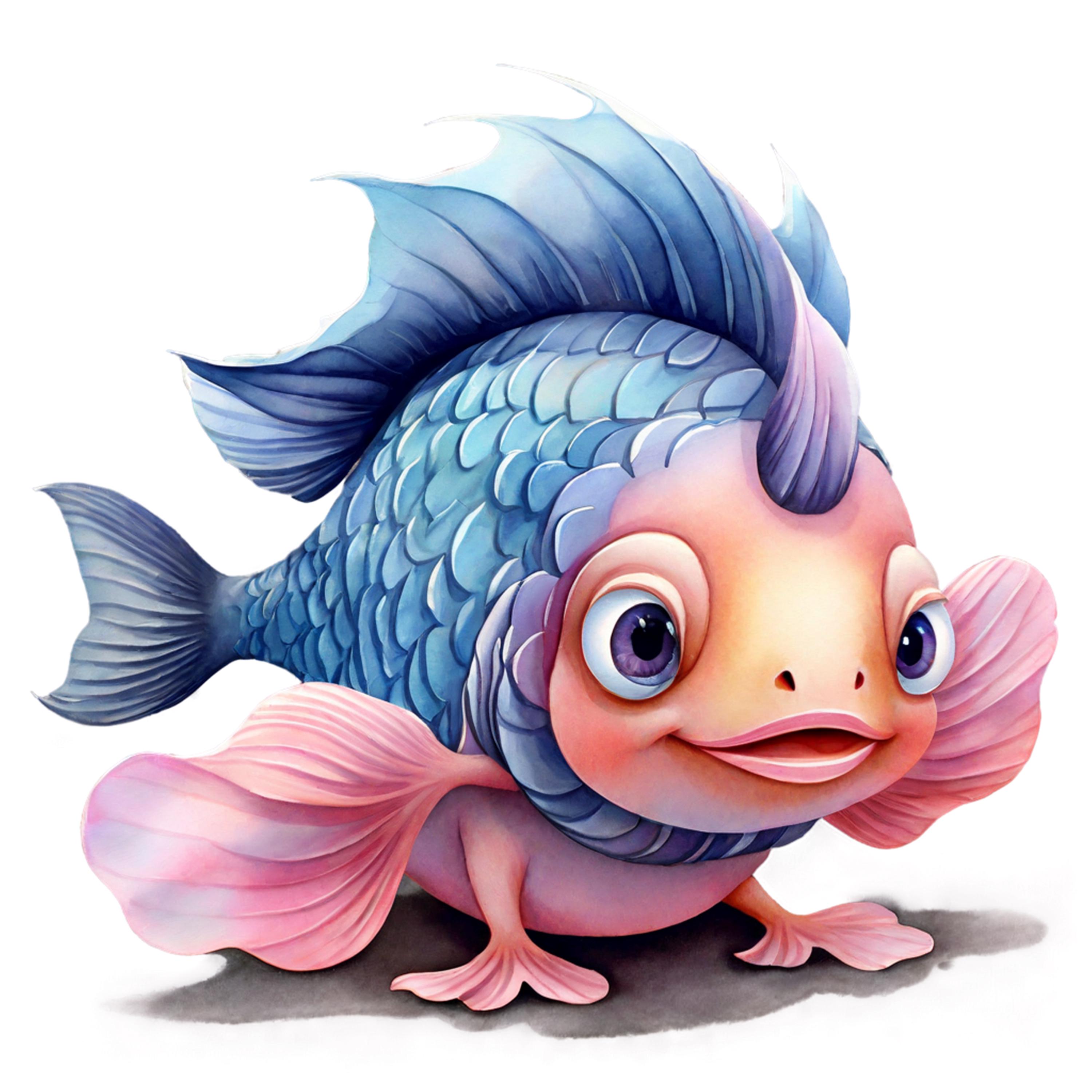 29 PNG Watercolour Pastel Coloured Sea Creatures, Animal Clipart ...