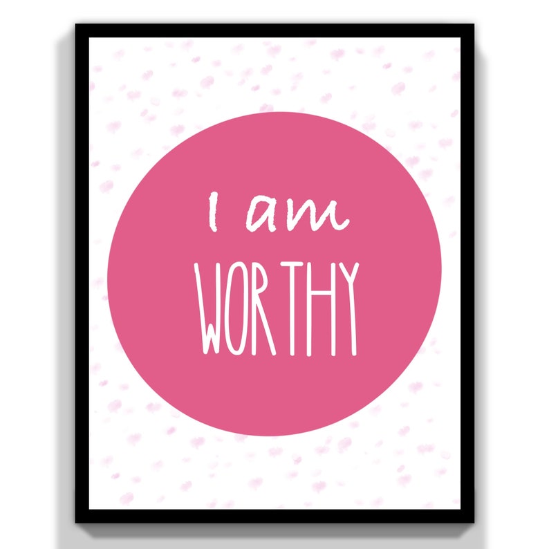 Kids Positive Affirmations, Motivational, Set of 8, Daily Affirmations ...