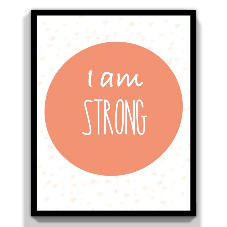 Kids Positive Affirmations, Motivational, Set of 8, Daily Affirmations ...