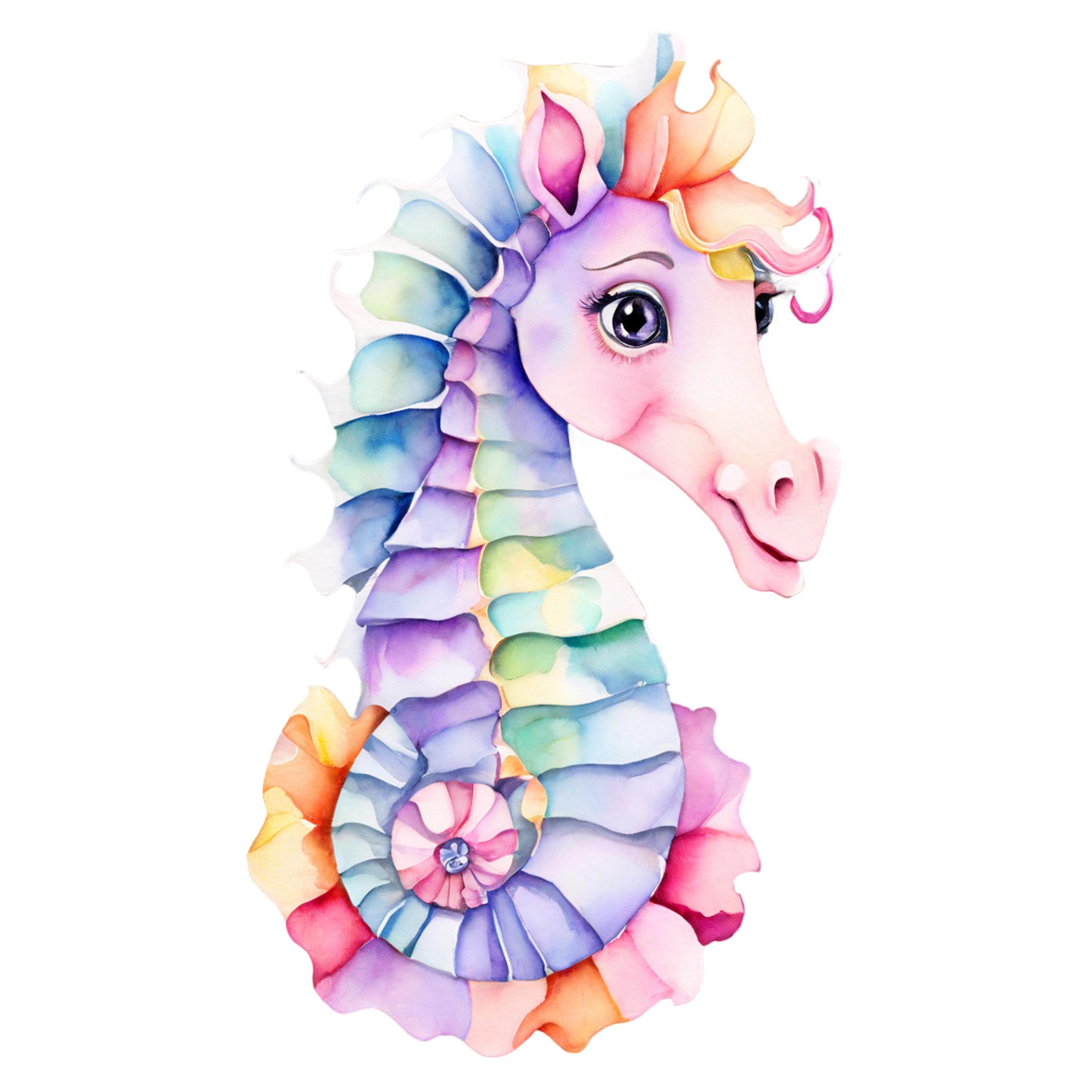 29 PNG Watercolour Pastel Coloured Sea Creatures, Animal Clipart ...