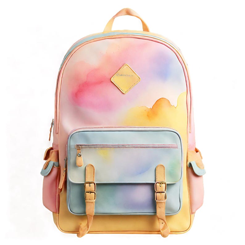 36 PNG Watercolour Back to School Rainbow and Pastel Items Clipart ...