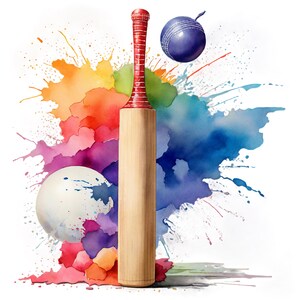 14 PNG Watercolour Cricket With Splash Art, Sports Clipart, Clipart ...