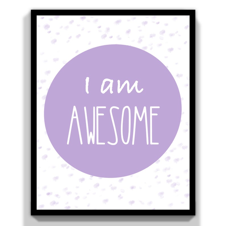 Kids Positive Affirmations, Motivational, Set of 8, Daily Affirmations ...