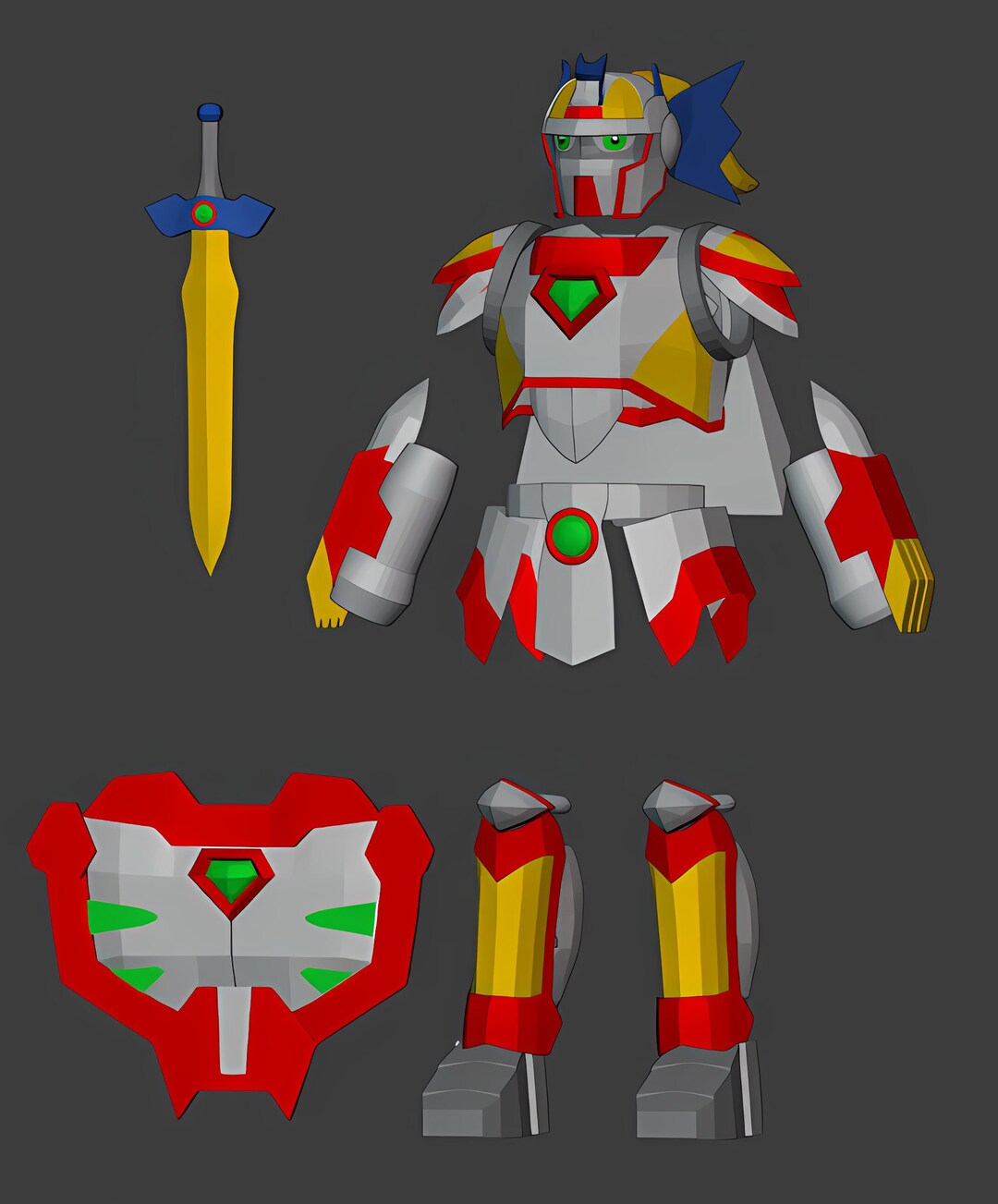 Daigunder Ryugu EVA Pepakura File - Etsy