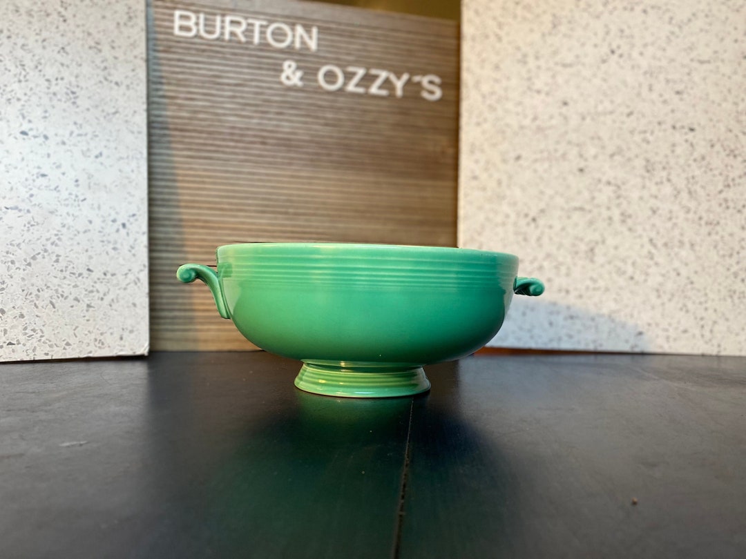 Vintage Original Green Fiestaware Casserole Dish - Very RARE 1930s ...