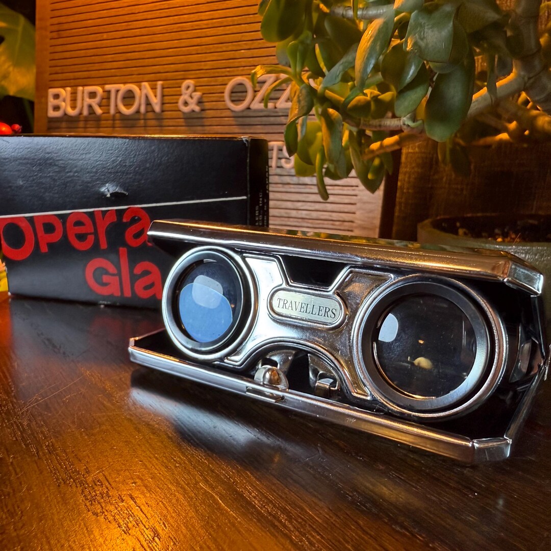 Vintage Folding Opera Sport Glasses NEW in BOX Binoculars Small ...