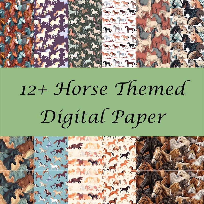 Horse Cartoons X - Etsy