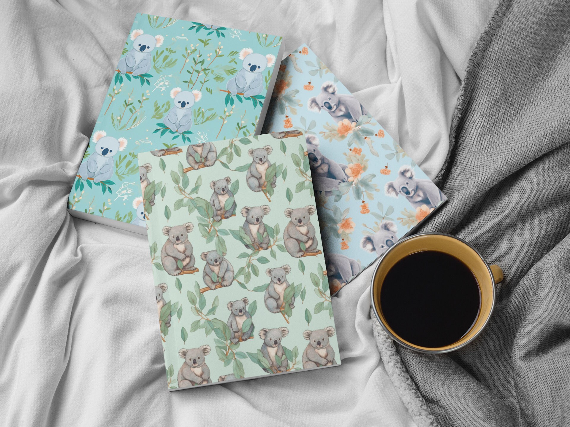 Unique Koala-themed Seamless Digital Paper Designs - Seamless Tile ...