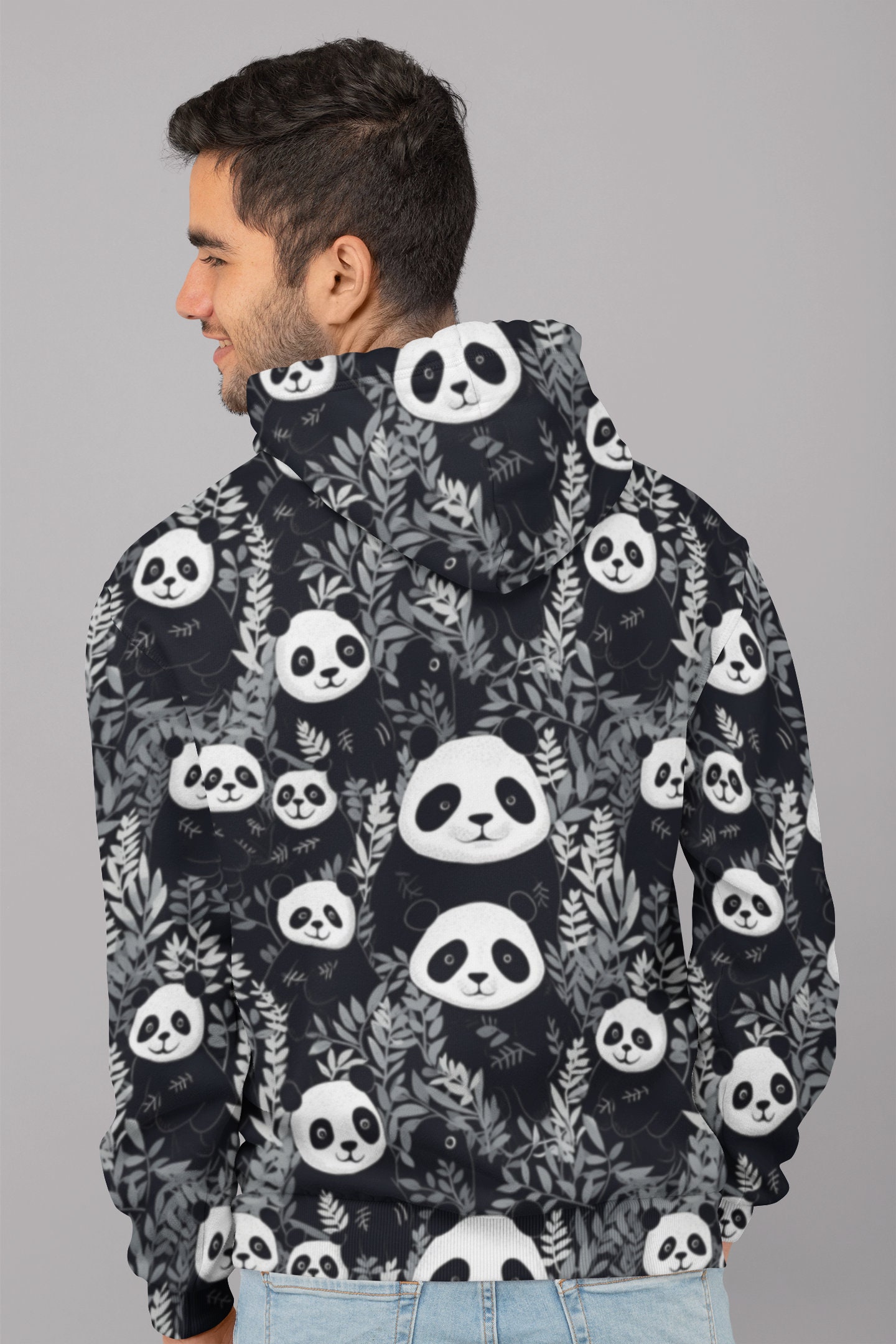 Highly-detailed Panda Themed Seamless Tiles Digital Paper | Instant ...