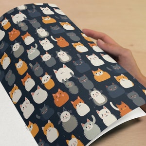 Whimsical Cat-themed Digital Paper Pack - Seamless Tile Designs for ...