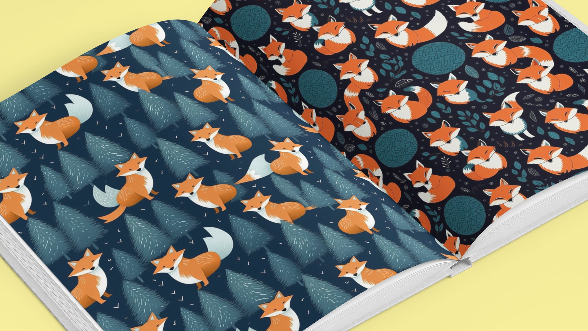 Crafty Fox: 12 Seamless Digital Paper Designs – Charming Foxes, Instant ...