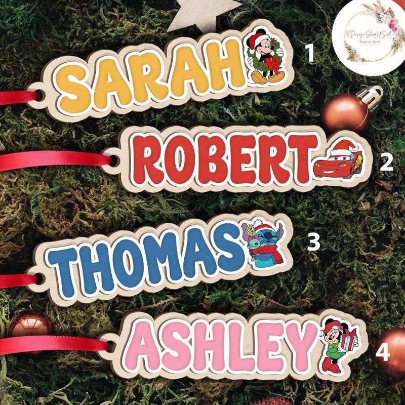 Lightning Mcqueen Name Tag - Etsy