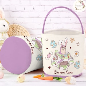 Personalized Disney Pixar Toy Story Easter Basket, Buzz Lightyear Woody ...