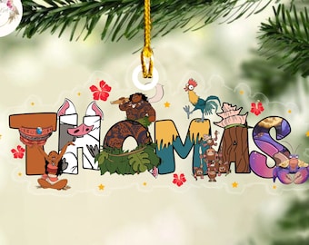 Disney Maui Christmas Ornament From Moana - Etsy