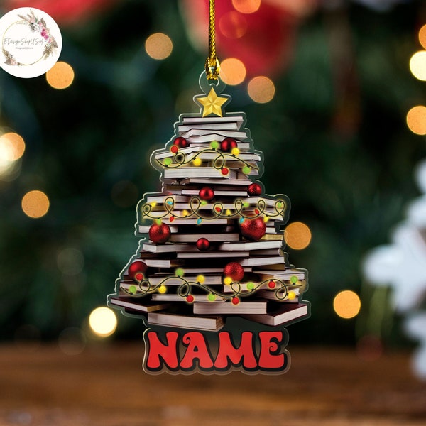 Book Ornament - Etsy