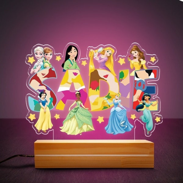 Princess Night Light - Etsy