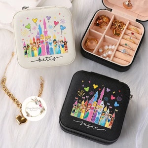 Personalized Disney Princess Castle Jewelry Box, Disney Princess ...