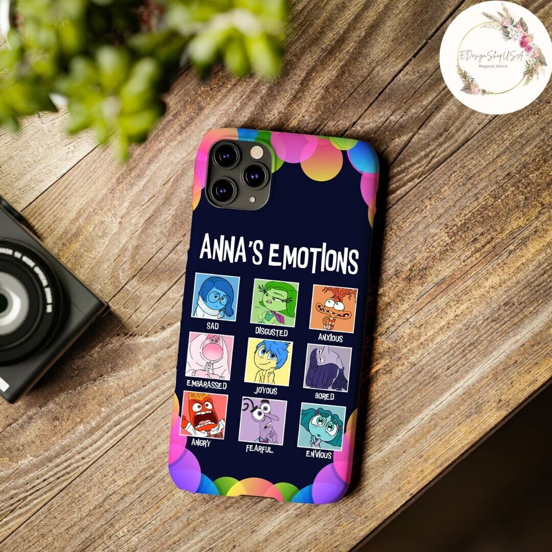 Personalized Disney Inside Out Phone Case, Inside Out 2 Movie 2024 ...