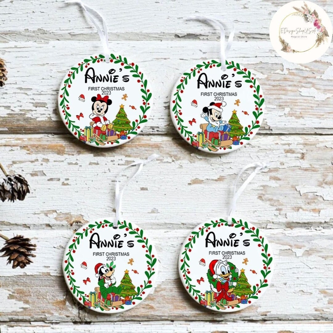 First Christmas Ornament Disney Family