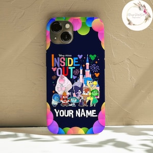 Personalized Disney Inside Out Phone Case, Inside Out 2 Movie 2024 ...