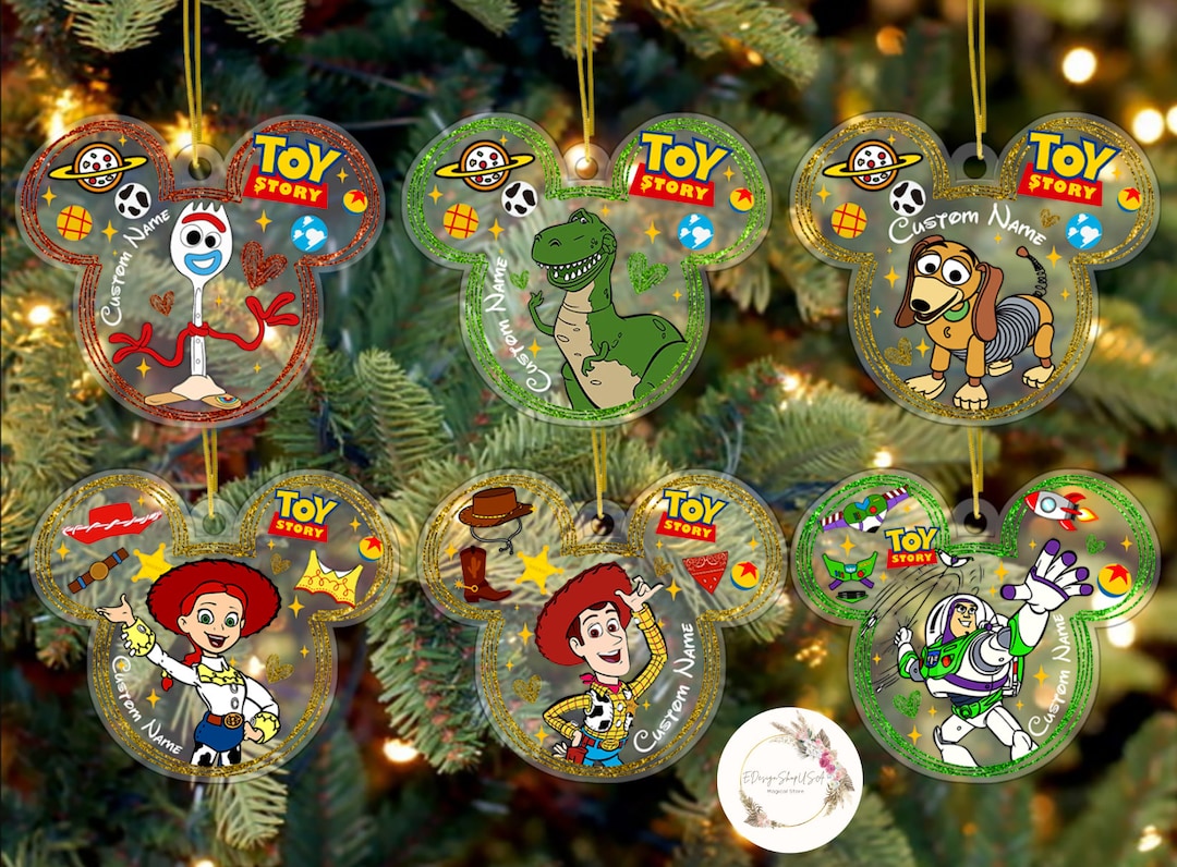 Personalized Multi-character Toy Story Christmas Ornament, Disney Pixar ...