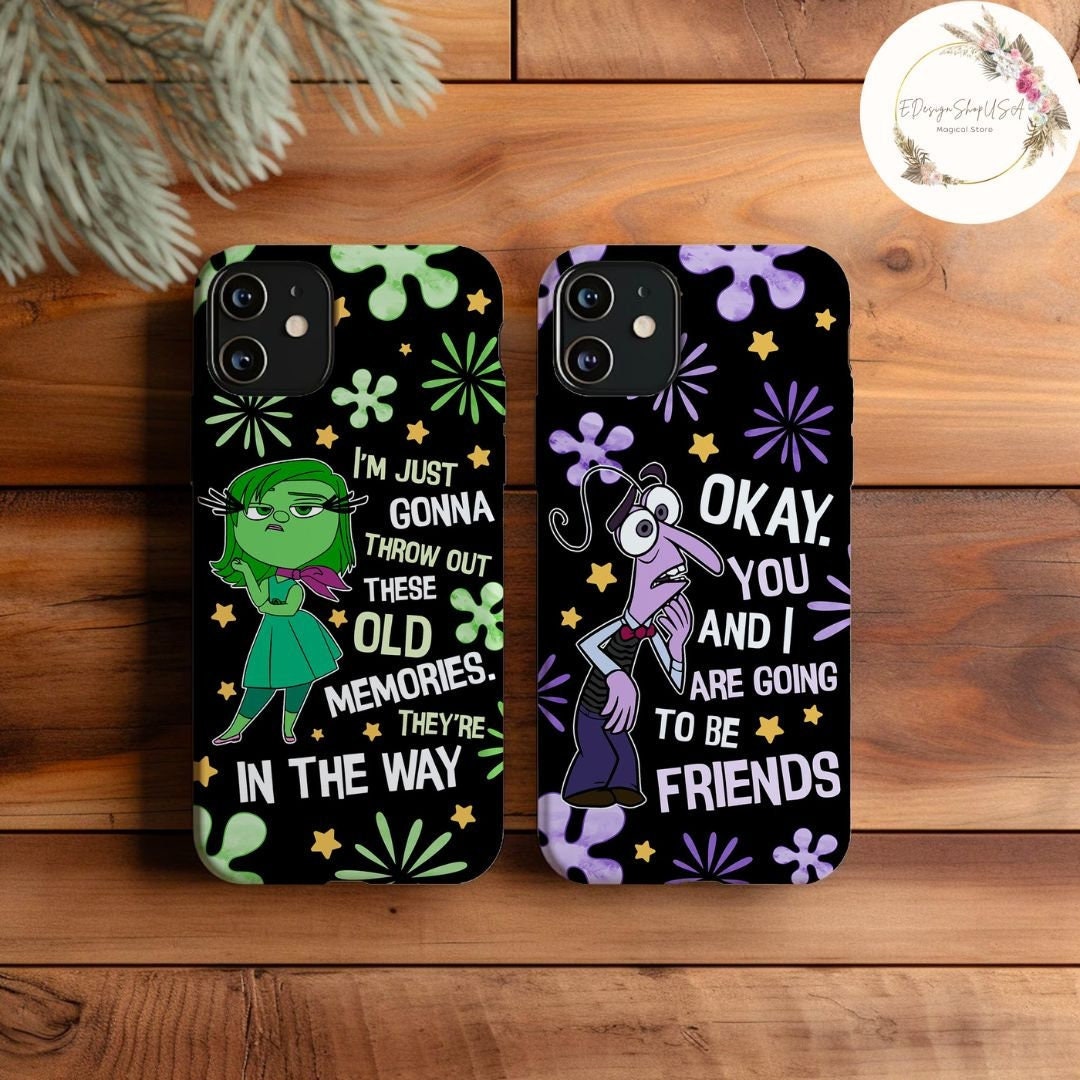 Disney Inside Out 2 Characters Phone Case, Inside Out Birthday Girl ...