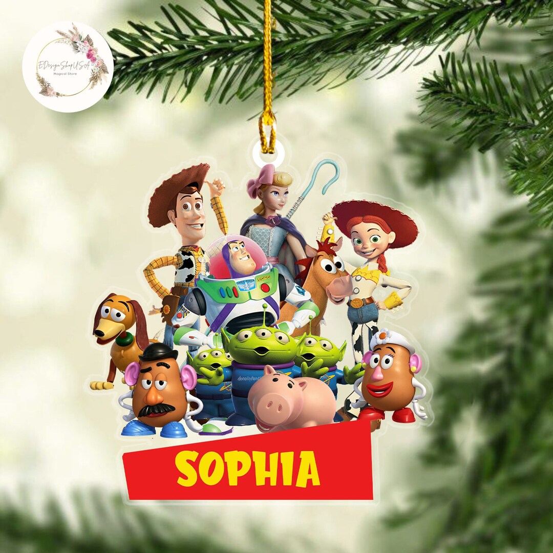 Personalized Toy Story Christmas Ornament, Toy Story Ornament, Buzz ...
