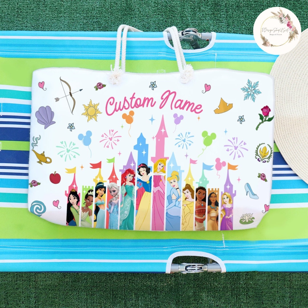 Personalized Disney Princess Castle Weekender Bag, Disney Princess Girl ...