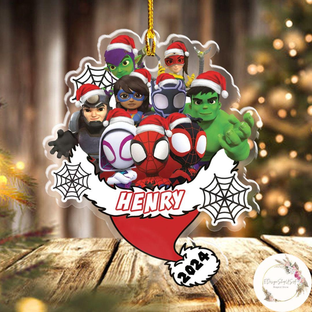 Personalized Disney Spidey and His Amazing Friends Christmas Ornament ...