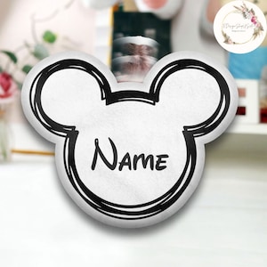 Custom Shape Mickey and Friends Disney Pillow, WDW Disneyland Castle ...