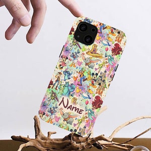 Personalized Disney Characters Phone Case, Mickey and Friends Pooh ...