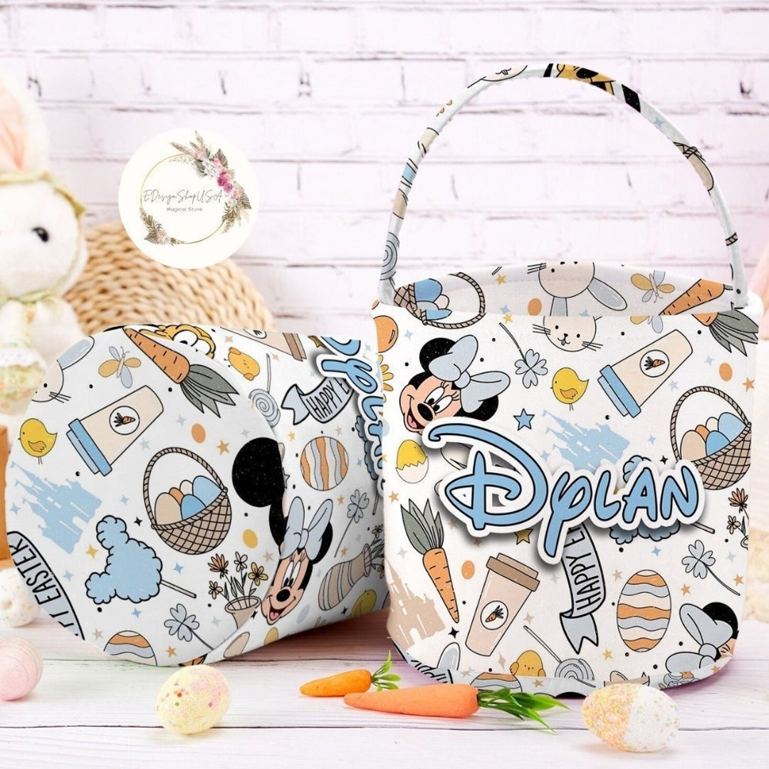 Personalized Mickey and Friends Disney Easter Basket, Pixar Toy Story ...