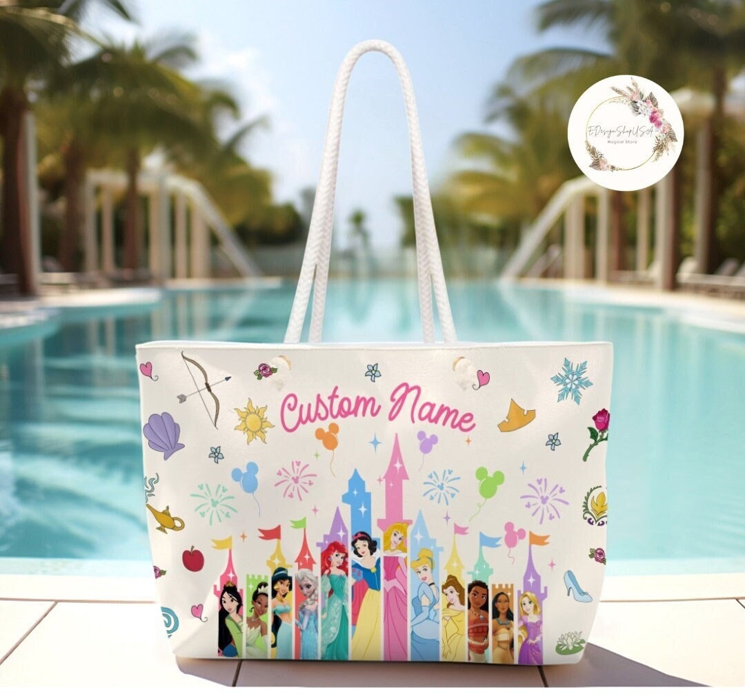 Personalized Disney Princess Castle Weekender Bag, Disney Princess Girl ...