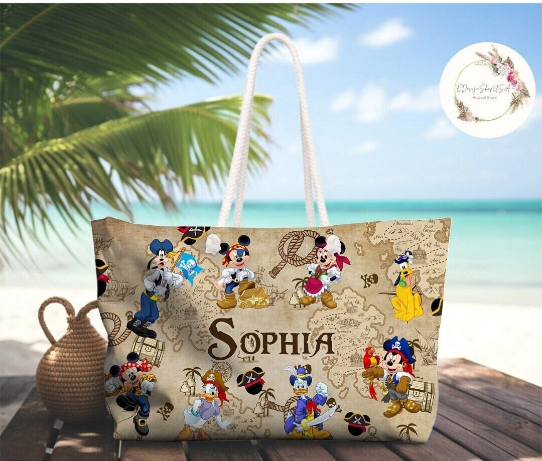 Personalized Disney Pirates Weekender Bag, Mickey and Friends Cruise ...