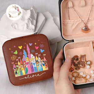 Personalized Disney Princess Castle Jewelry Box, Disney Princess ...