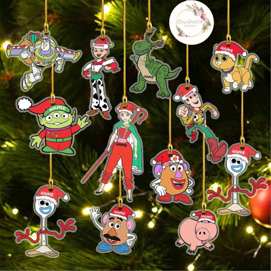 Personalized Disney Pixar Toy Story Christmas Ornament, Disney Family ...