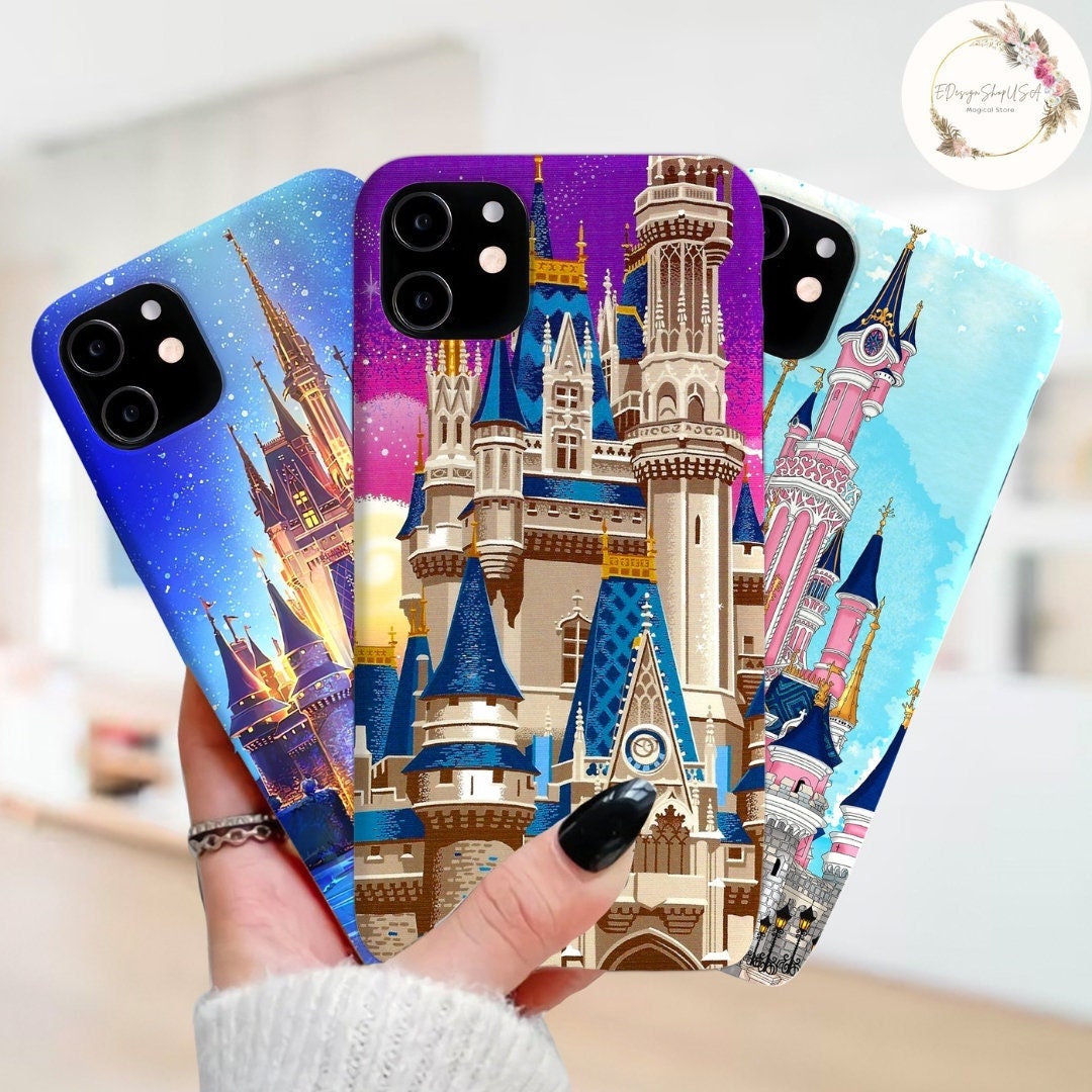 Watercolor Disney Castle Phone Case, Disney Family Vacation 2024 ...