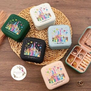 Personalized Disney Princess Castle Jewelry Box, Disney Princess ...