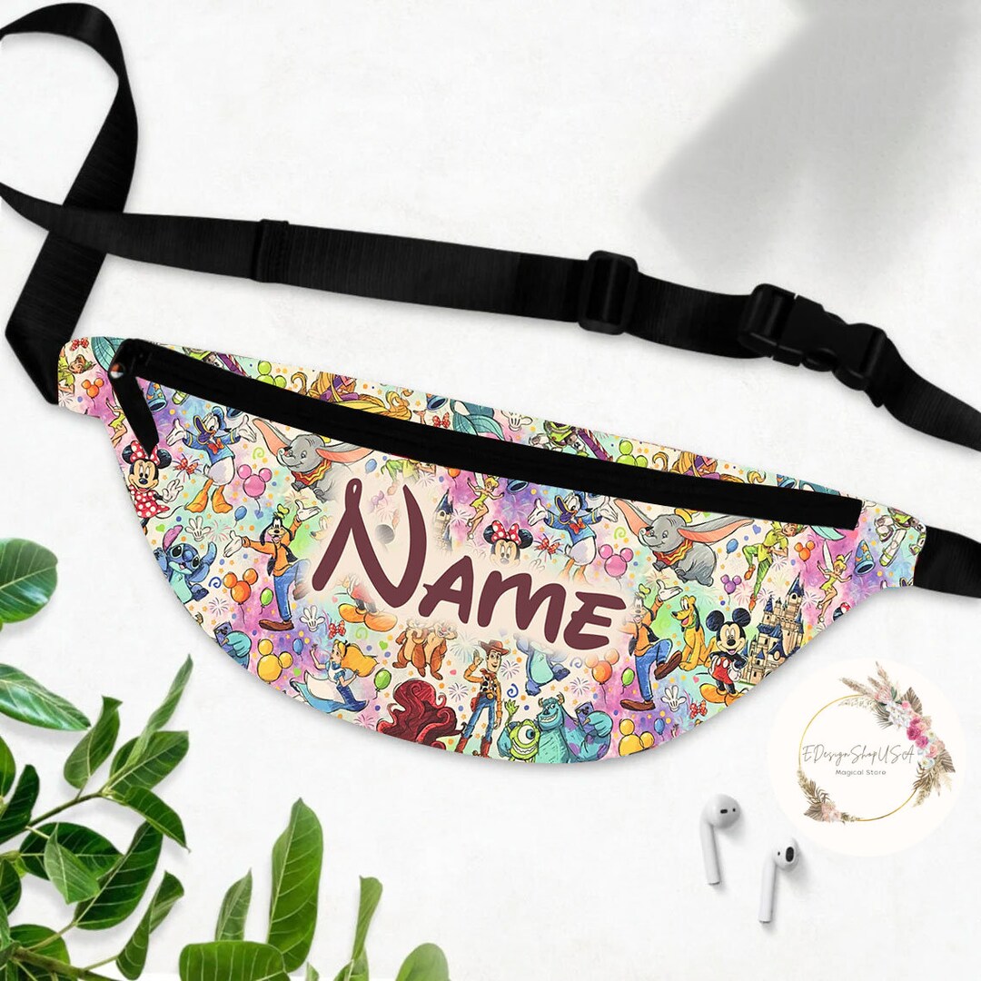Personalized Disney Characters Fanny Pack, Mickey and Friends Pooh ...