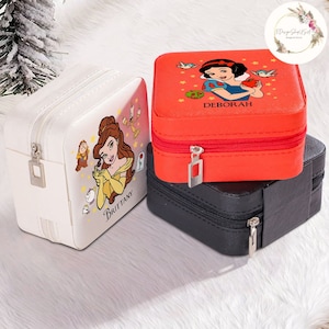 Personalized Disney Princess Jewelry Box, Disney Princess Birthday Girl ...