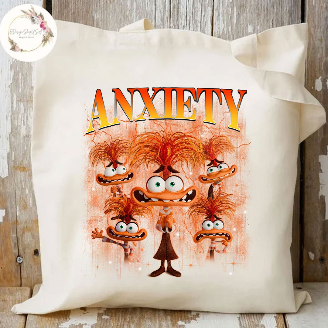 Disney Inside Out Tote Bag, Mental Health Matters Inside Out 2 Movie ...