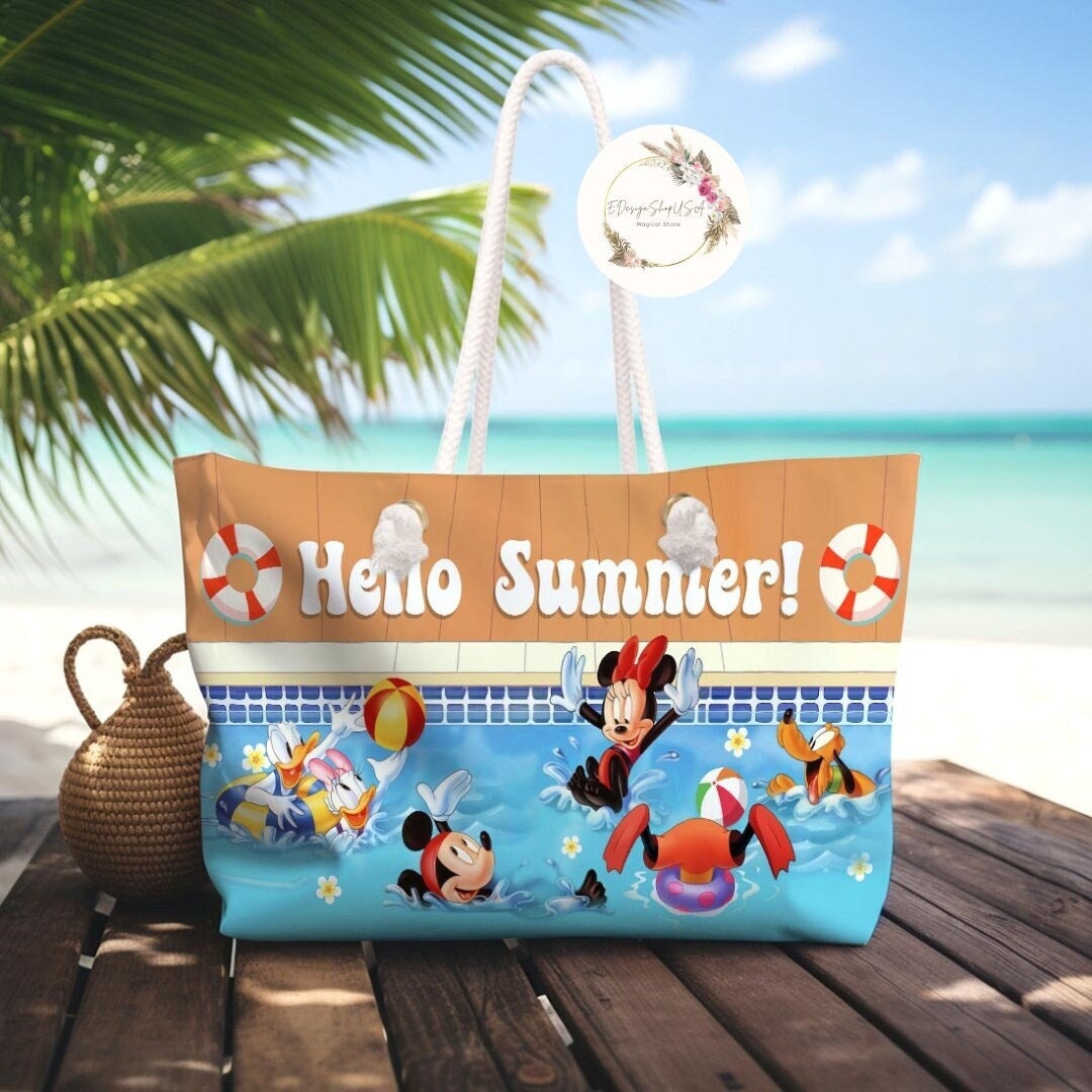 Personalized Mickey and Friends Hello Summer Disney Weekender Bag, Best ...