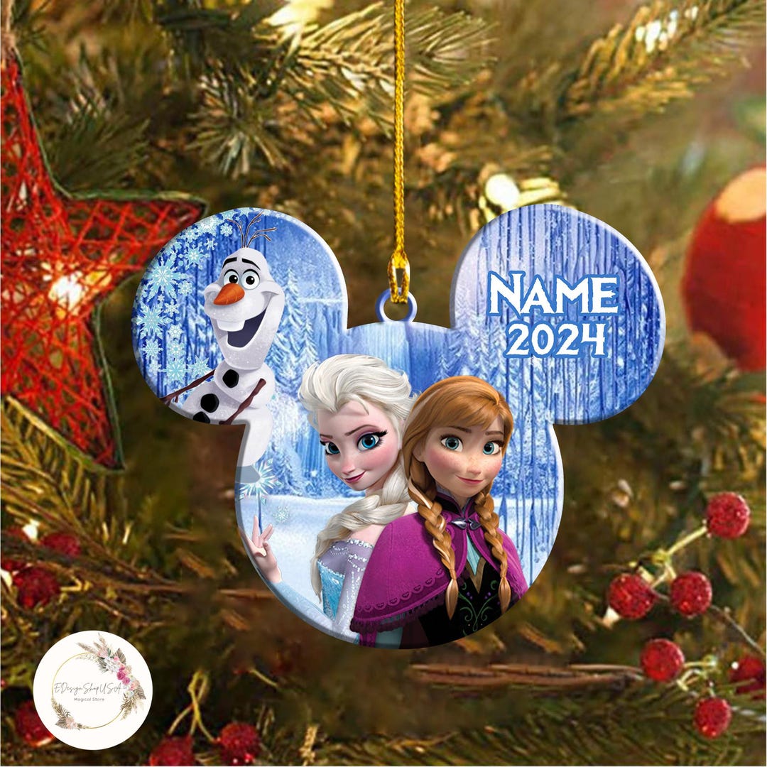 Personalized Frozen Christmas Ornament,elsa Christmas Ornament,elsa ...