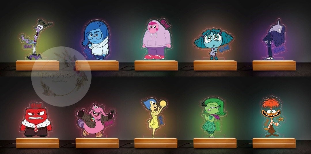 Personalized Disney Pixar Inside Out Characters Night Light, Inside Out ...