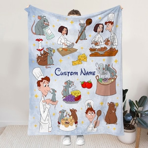 Personalized Disney Pixar Ratatouille Blanket, Remy Ratatouille Blanket ...