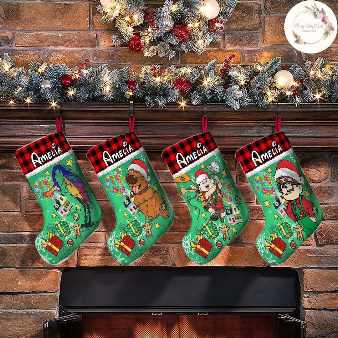 Personalized Disney Pixar up Christmas Stockings With Name, Disney ...