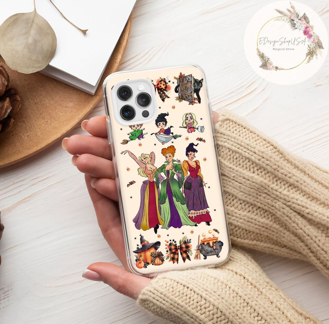 Coquette Bows Hocus Pocus Halloween Phone Case, Sanderson Sisters Black ...