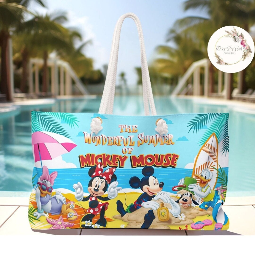 Personalized Mickey and Friends Disney Summer Weekender Bag, Best ...